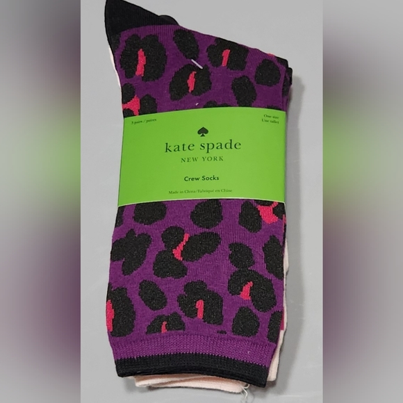 kate spade | Accessories | Kate Spade 3 Pack Crew Socks | Poshmark